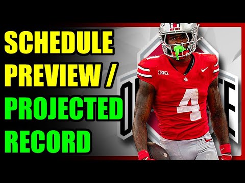 Ohio State Football 2025 Schedule Preview & Record Projection - YouTube
