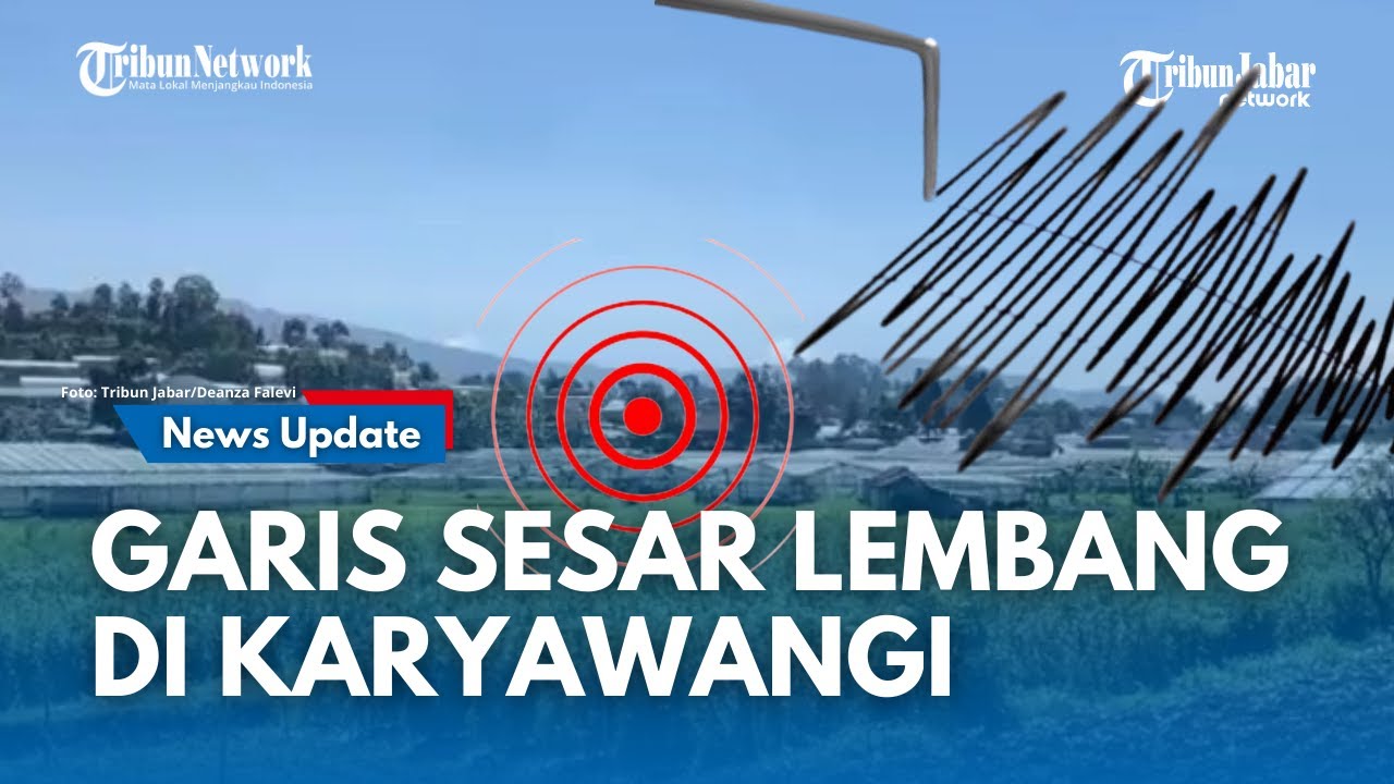 PENAMPAKAN, Garis Sesar Lembang di Desa Karyawangi Bandung Barat ...