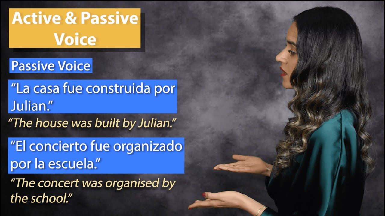 Active and Passive Voice in Spanish - YouTube