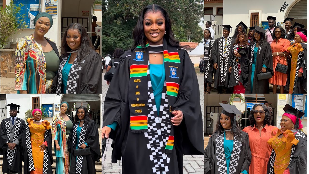 Jackie Appiah graduates from UG with Master of Arts in communication ...