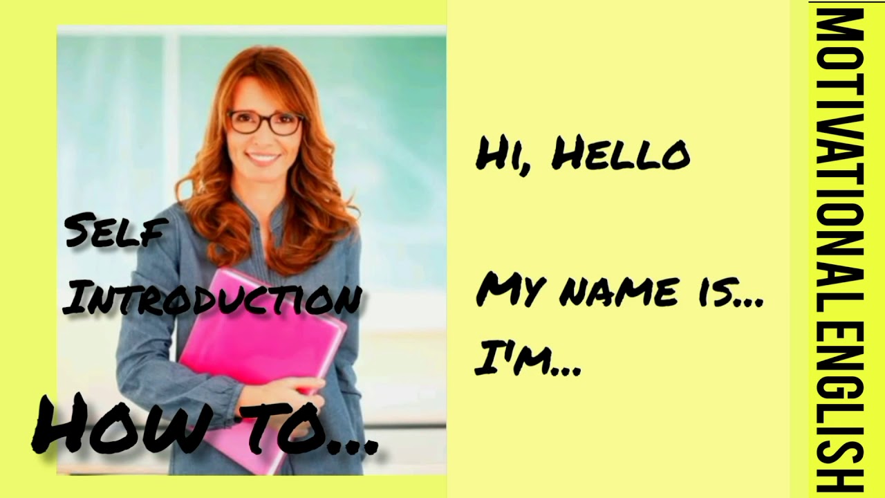 Self Introduction for basic students - YouTube