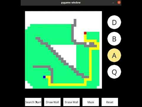 Maze-Generator and Shortest-Path-Finding with Python and pygame. - YouTube
