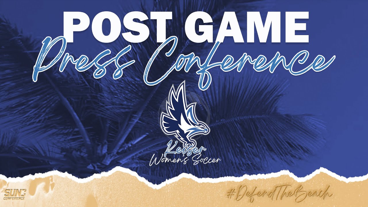 Keiser Women's Soccer Post Game Interview vs Ave Maria - YouTube
