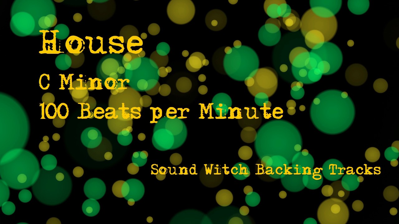 House Backing Track in C Minor 100 Beats per Minute - YouTube