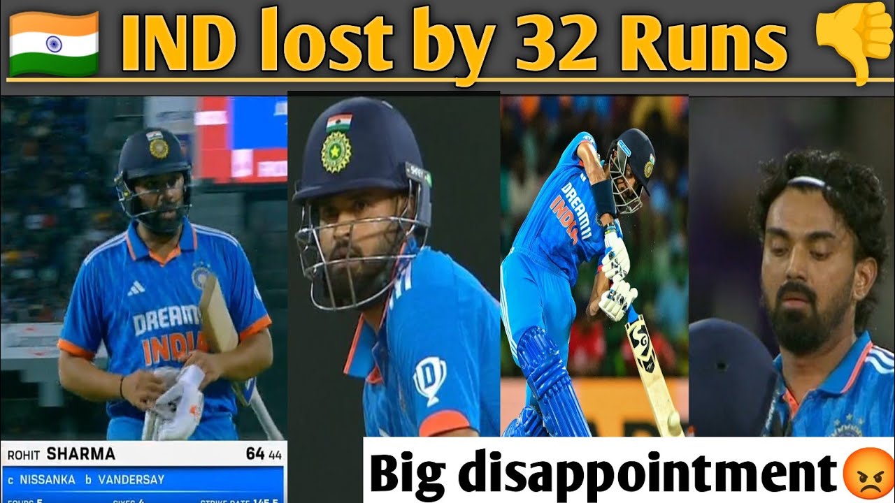 🔴IND VS SL - Big disappointment team India| virat, kl, dube, iyer Fail ...