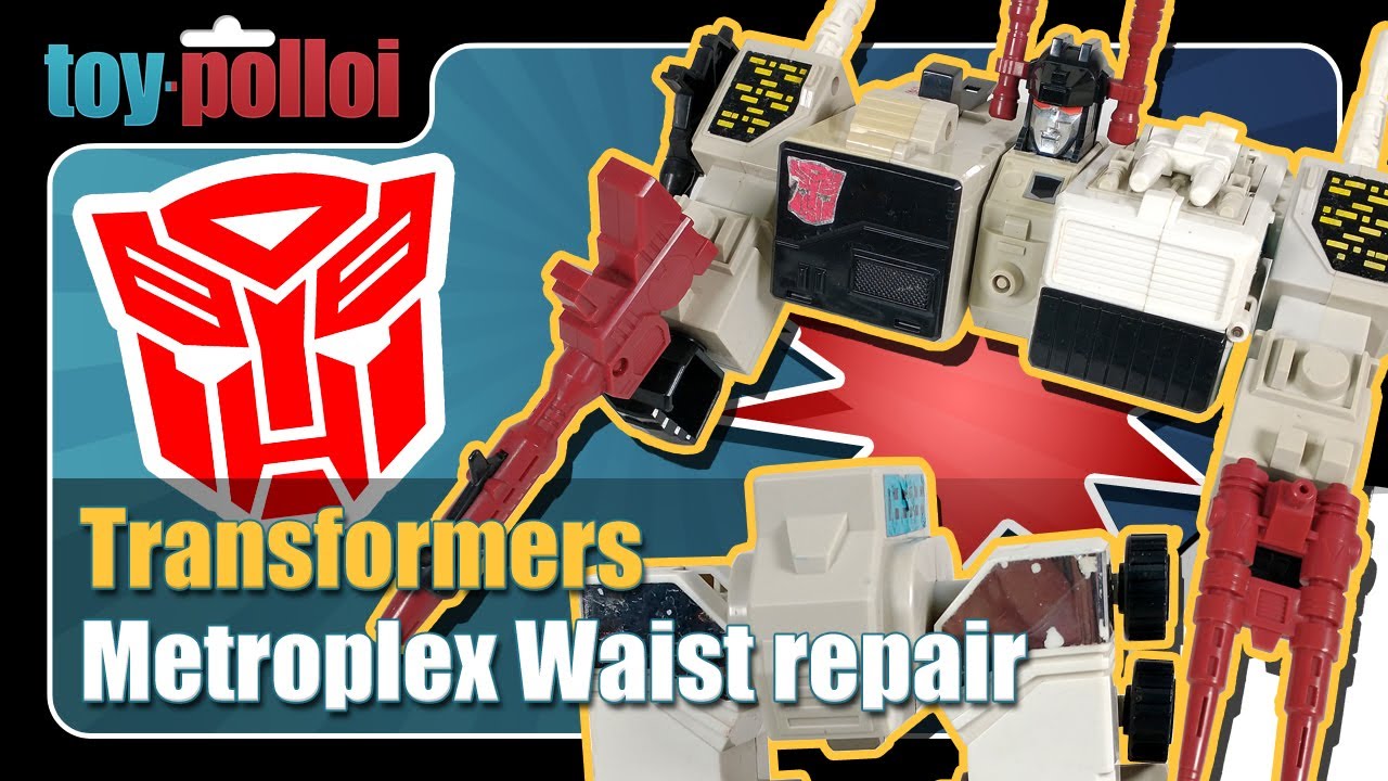 Vintage G1 Transformers Repair: Metroplex broken waist - Toy Polloi ...