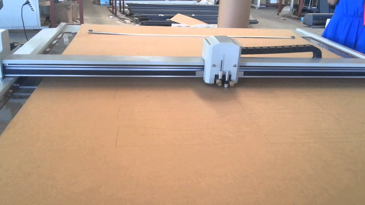 flat bed cutter - YouTube