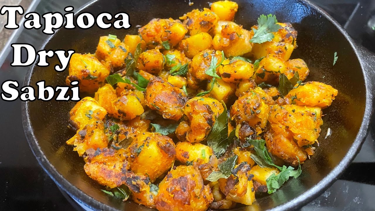 Tapioca/Yuca Dry Sabzi | | ಮರಗೆಣಸು ಪಲ್ಯ | cassava root stir fry | Kappa ...