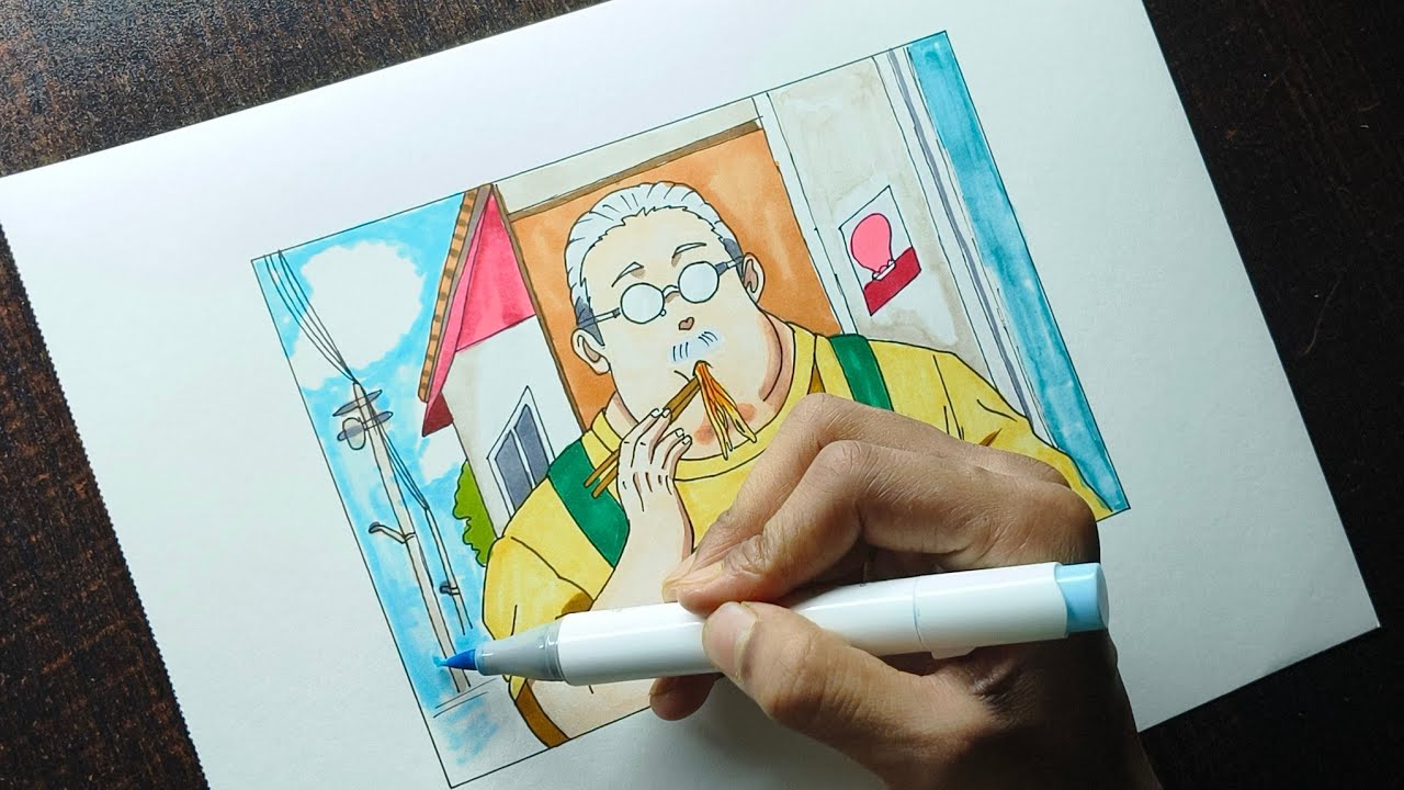 How to Draw Sakamoto (Step by Step) Tutorial | Drawing Sakamoto Taro ...