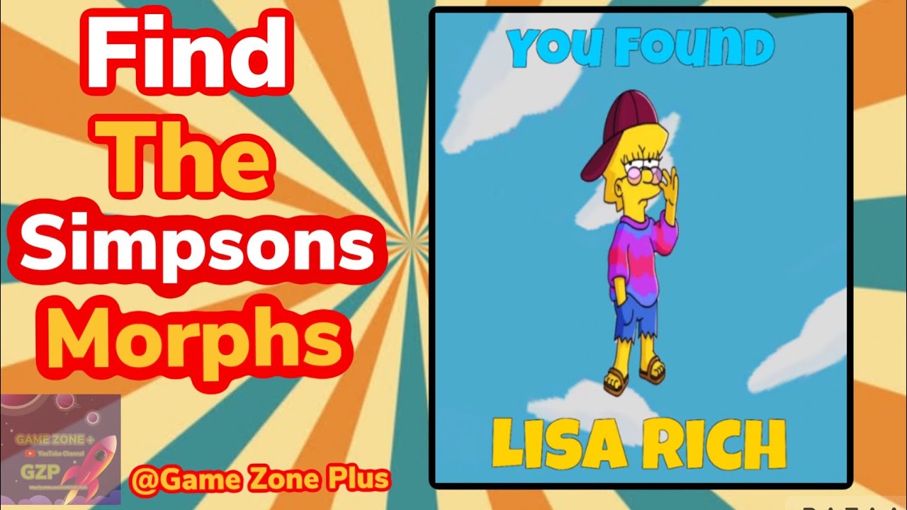 How to find “Lisa rich ” Morph in Find the Simpsons Game. #roblox # ...