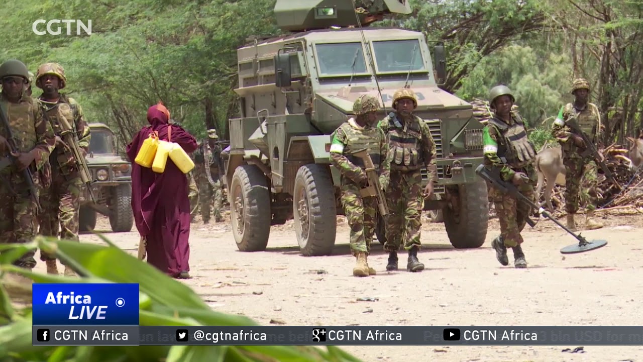 AU forces from Kenyan vacates Somalia military bases - YouTube
