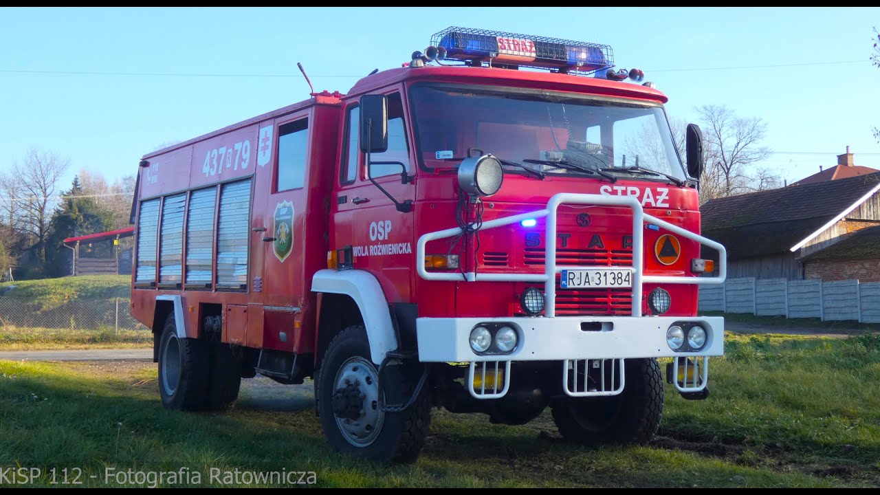 KLASYCZNY STRAŻACKI STAR 244 z OSP Wola Roźwienicka! - pokaz ...