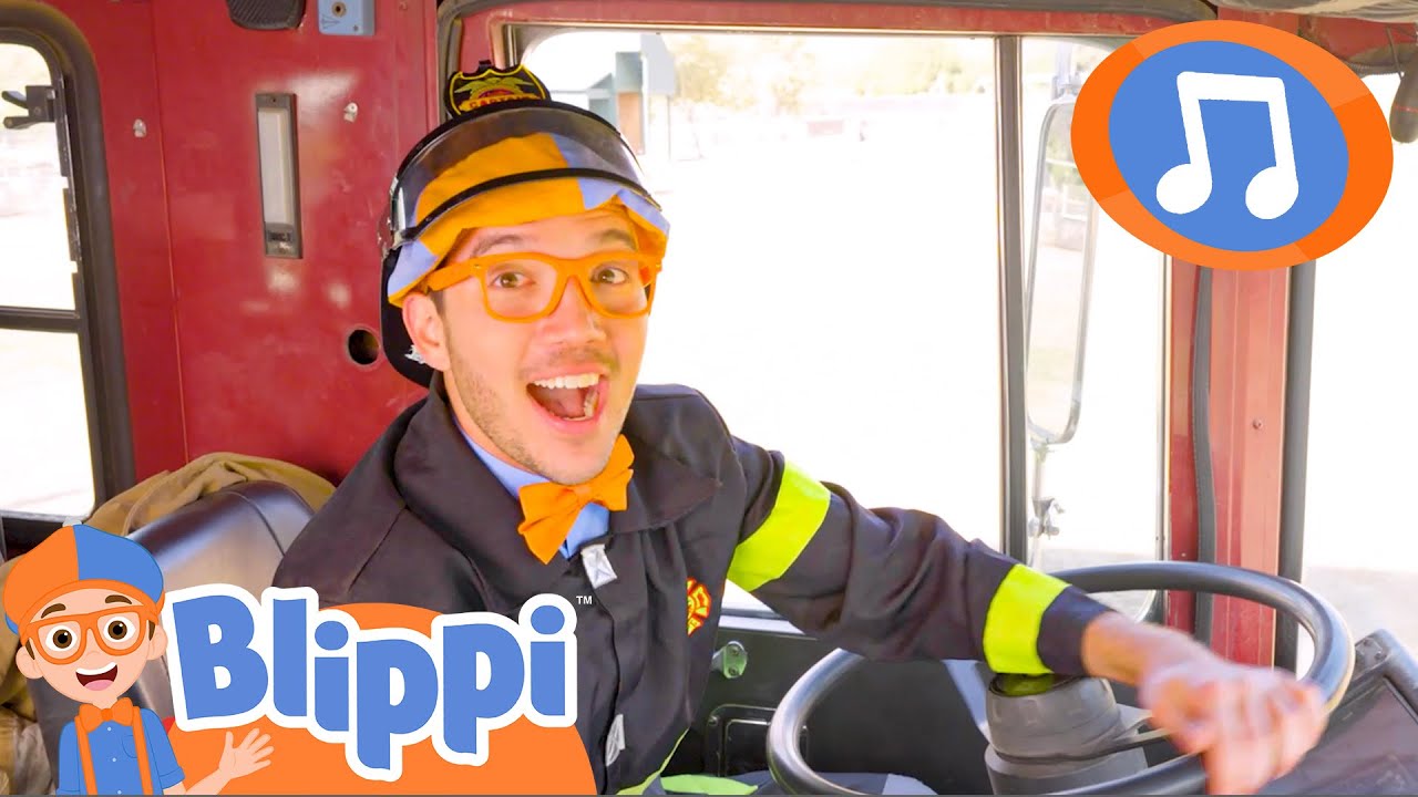 Fire Truck Sounds | Blippi 🔵 ️| Colors For Kids 🌈🏳️‍🌈 - YouTube