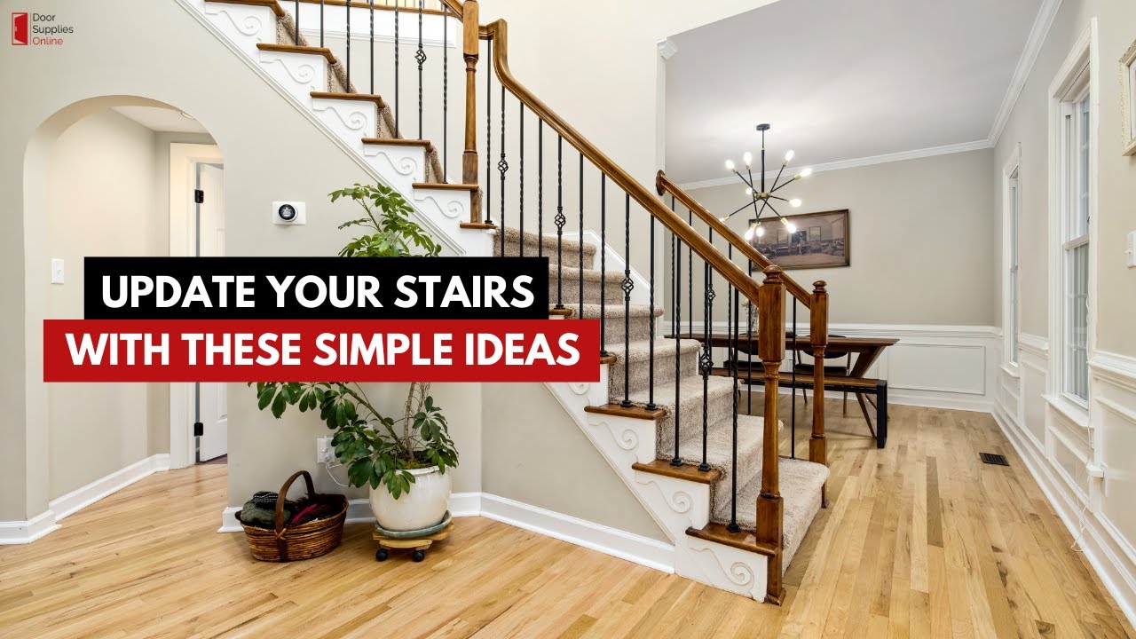 Update Your Stairs | 6 Simple Ideas! - YouTube