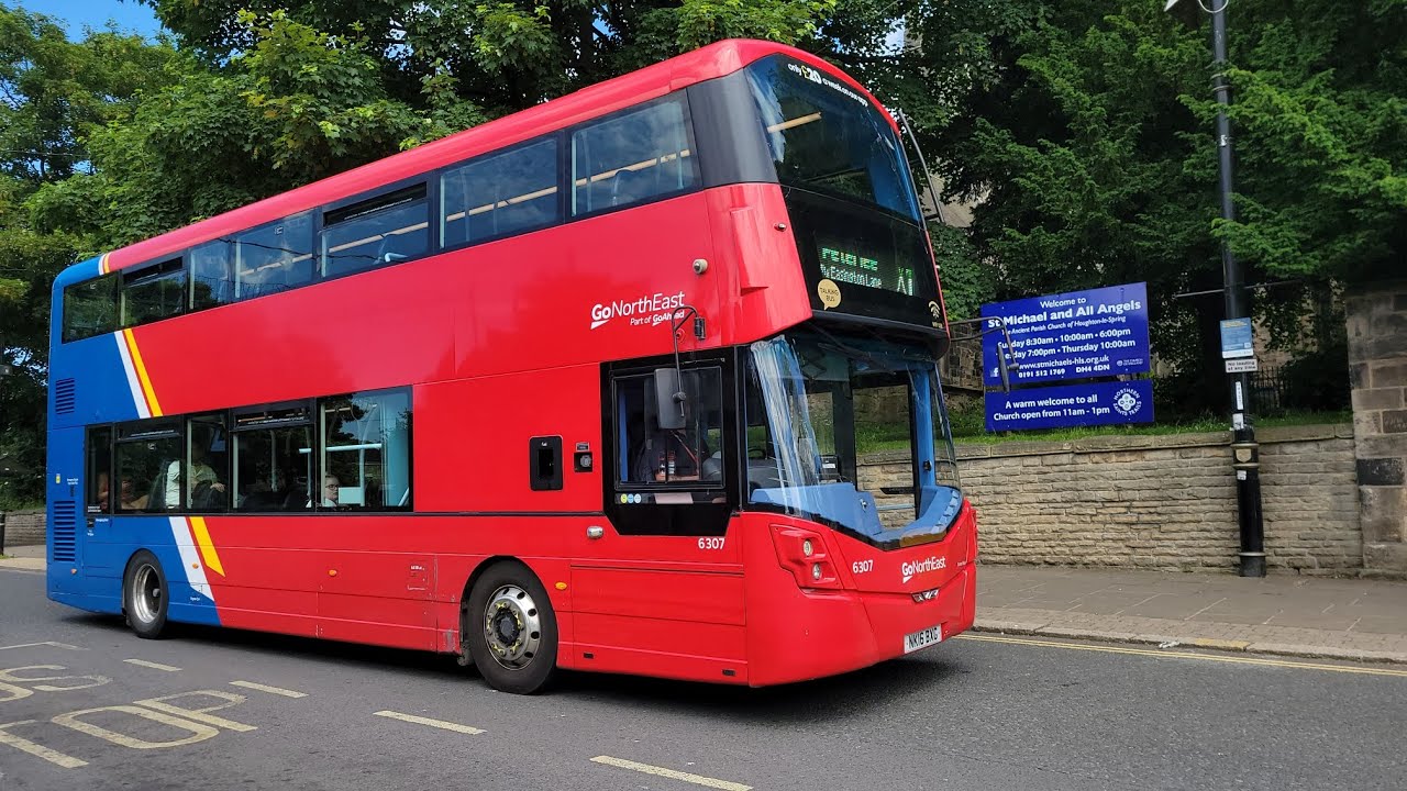 3 GNE buses in Houghton! 728 - NK68 BZY on the 79, 6307 - NK16 BXG on ...