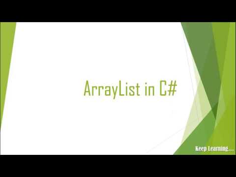 ArrayList in C# Part1 - YouTube