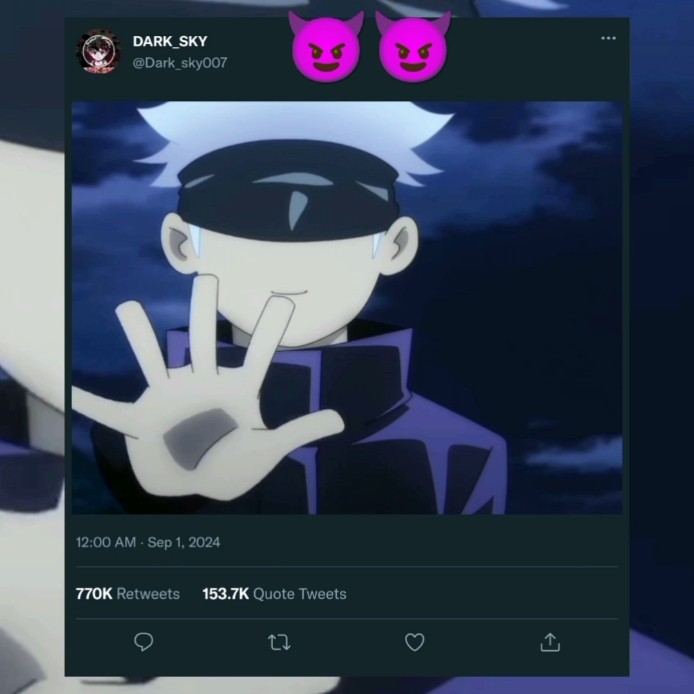 Gojo x Infinity (Gojo's protective wall😈) #anime #jujutsukaisen # ...