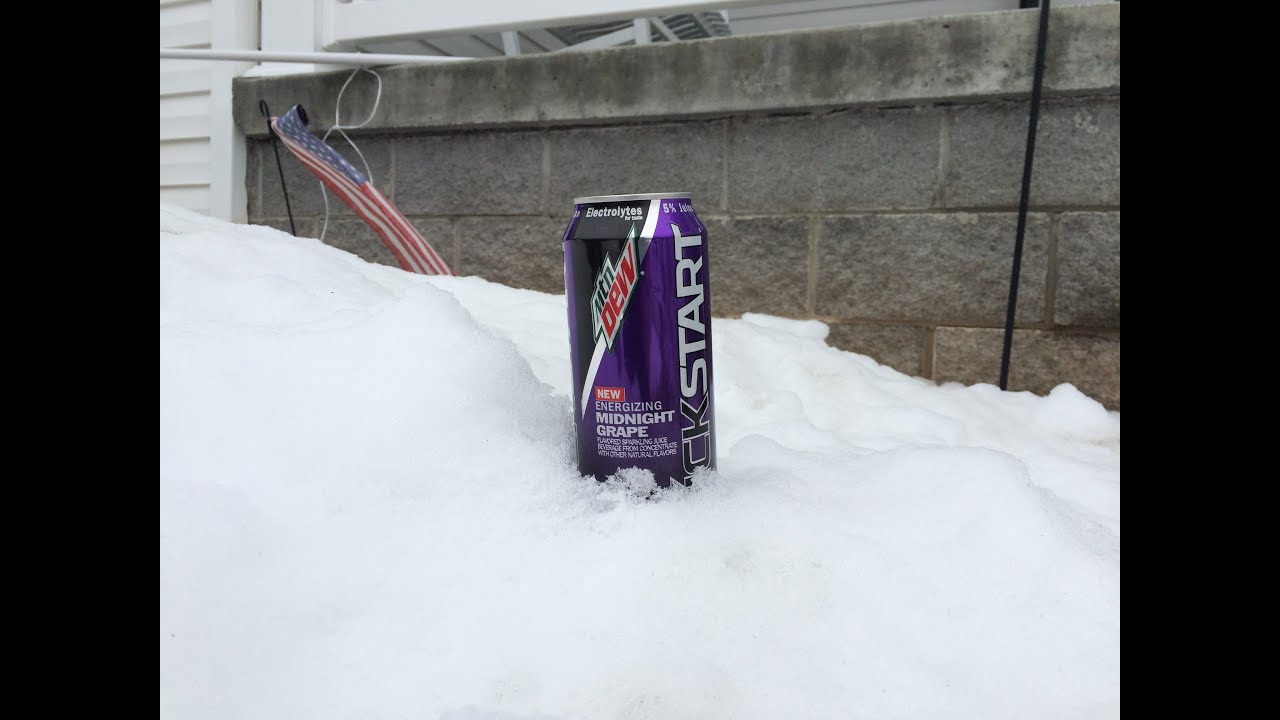 Mountain Dew Kickstart Midnight Grape Review - YouTube
