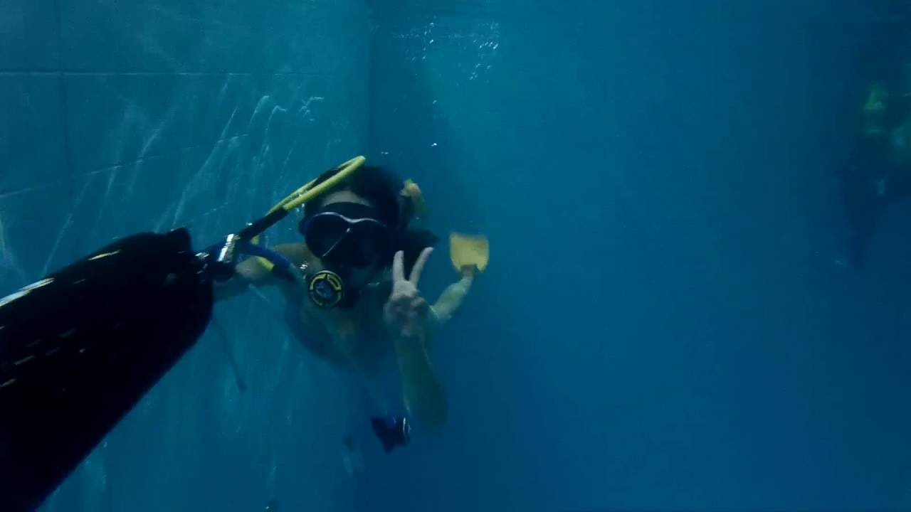 08132016 Watermanship practice with holding a tank linked only ...