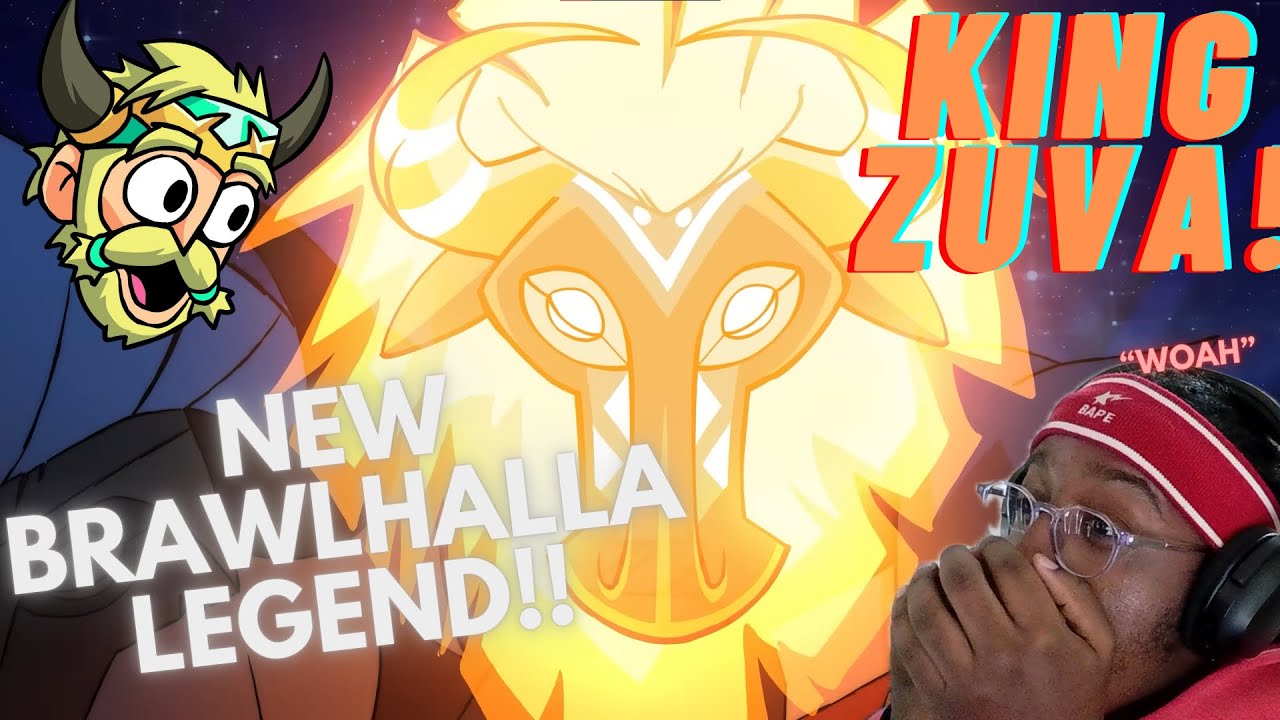 ALL HAIL KING ZUVA- (Brawlhalla New Legend Reaction) - YouTube