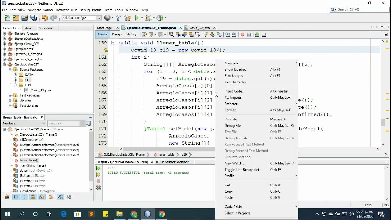 Ordenamiento de Listas con NetBeans - YouTube