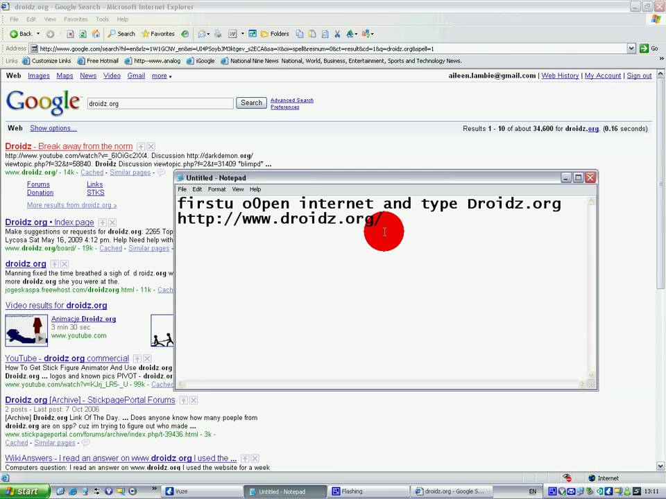 How to get to droidz - YouTube