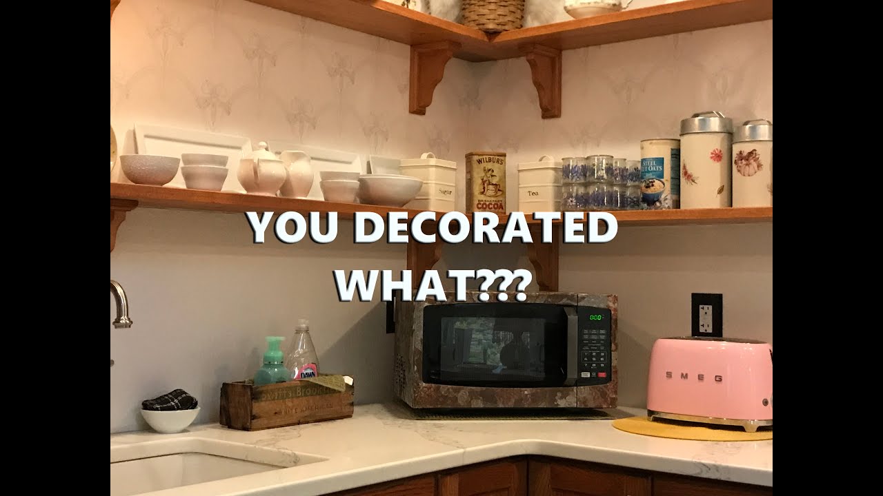 Microwave Makeover??? Retro Decoupage Decorated Microwave - YouTube