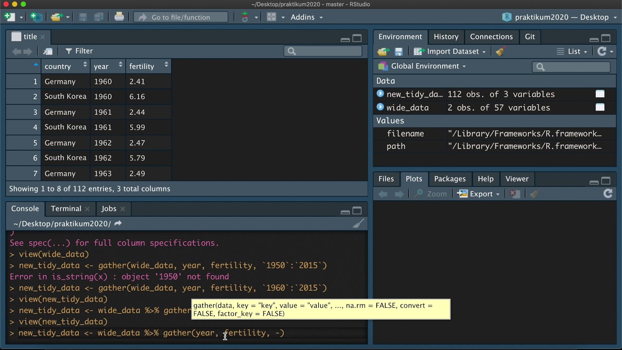 Data Science dengan R - Reshaping Data dengan Fungsi Gather dan Spread ...