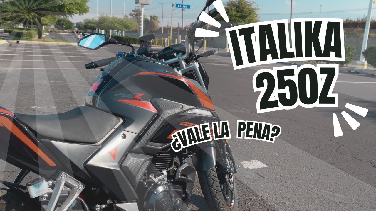 La Italika 250Z ¿Vale la pena? Review y Top Speed - YouTube