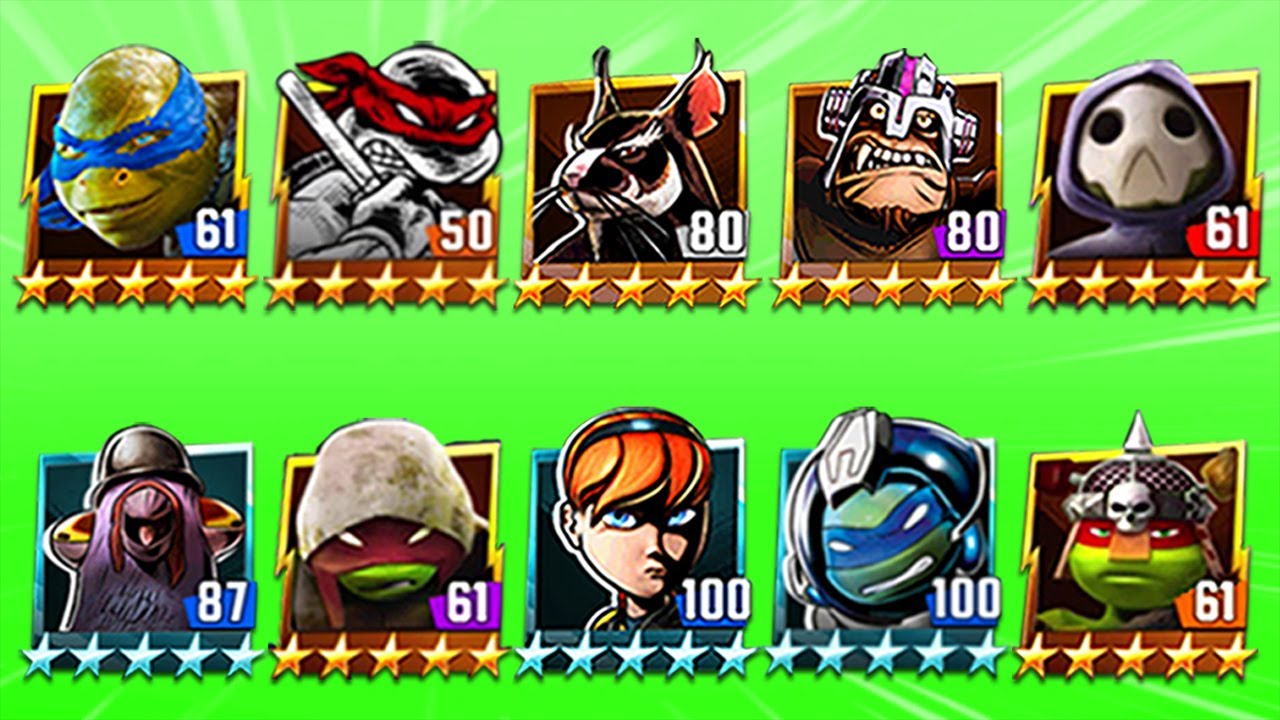 TMNT Legends Leo Space, April Kunoichi, Pigeon, Raph VQ, Raph Larp ...