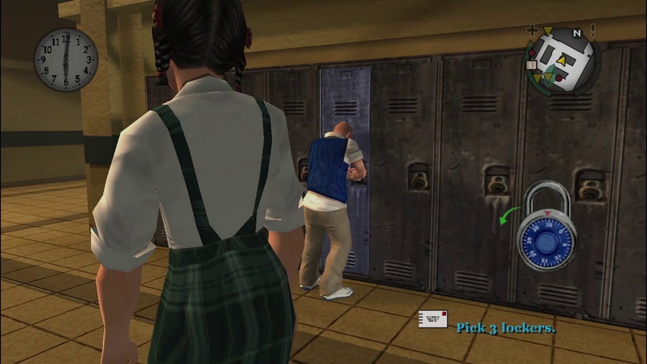 Bully Scholarship Edition Errand #4 Pick 3 Lockers - YouTube