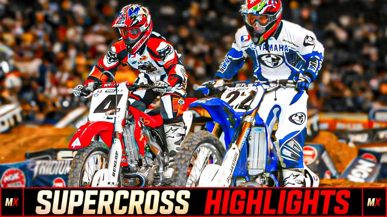 RICKY CARMICHAEL VS CHAD REED - 2003 SUPERCROSS - YouTube