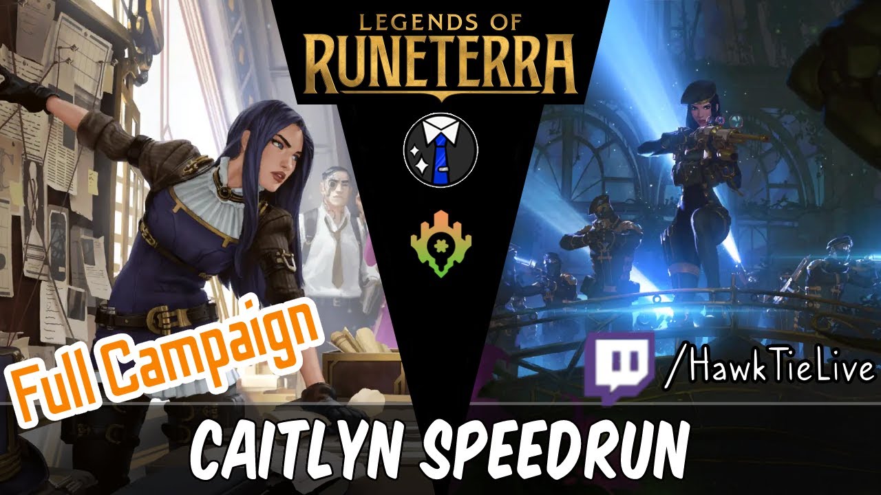 World Record Speed Run! Full Campaign in Path of Champions with Caitlyn ...