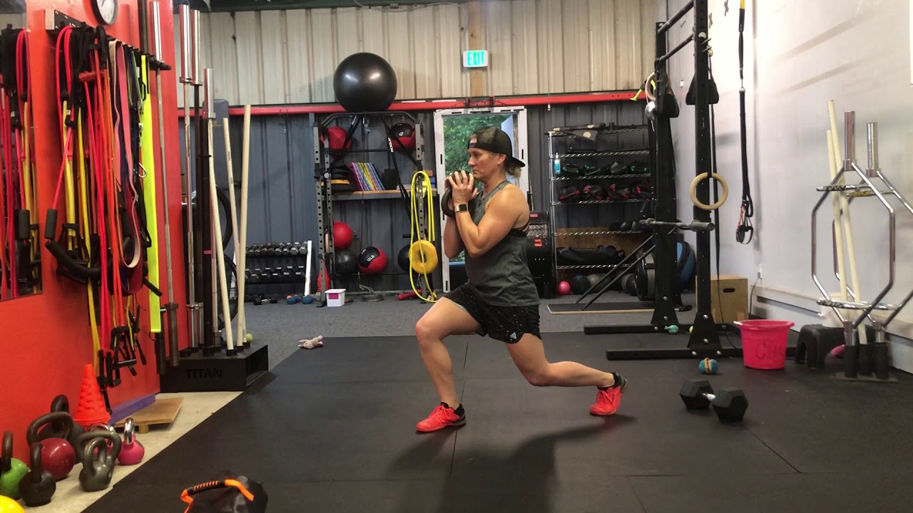 Goblet-Loaded Split Squat Iso-Hold - YouTube