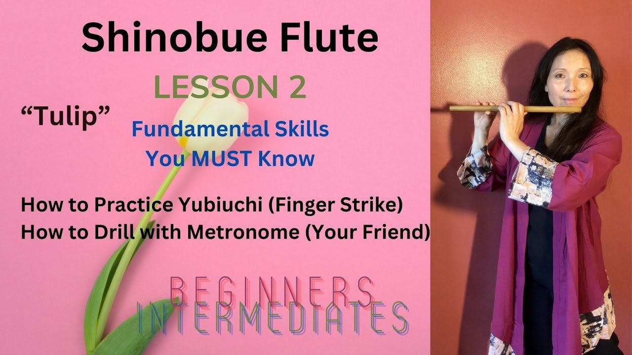 More Yubiuchi (Finger Strike) drills with "Tulip" for Shinobue Flute ...