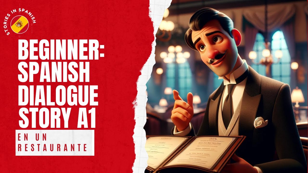 Start Learning Spanish with a Dialogue Story (Beginner A1 Level) - YouTube