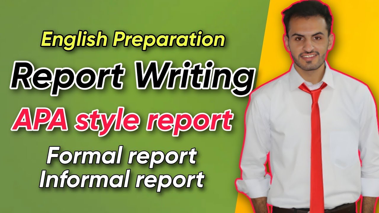 Report writing | APA style reporting | Formal & Informal report | Tutor ...