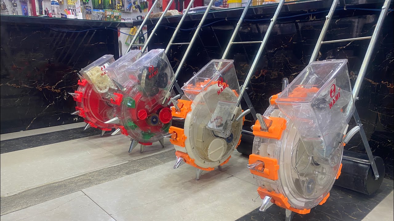 Corn and Wheat Seed Planter Machine || Multi Seeder Hami Brand - YouTube
