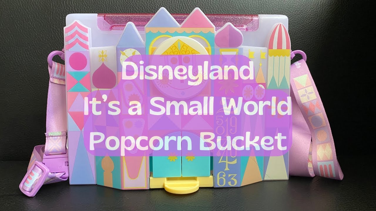 It’s a Small World Popcorn Bucket Review | Disneyland Merch # ...