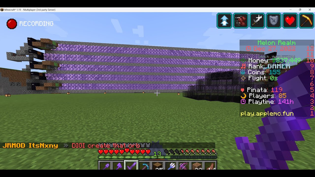 Building an Amethyst farm #AppleMC #Minecraft - YouTube