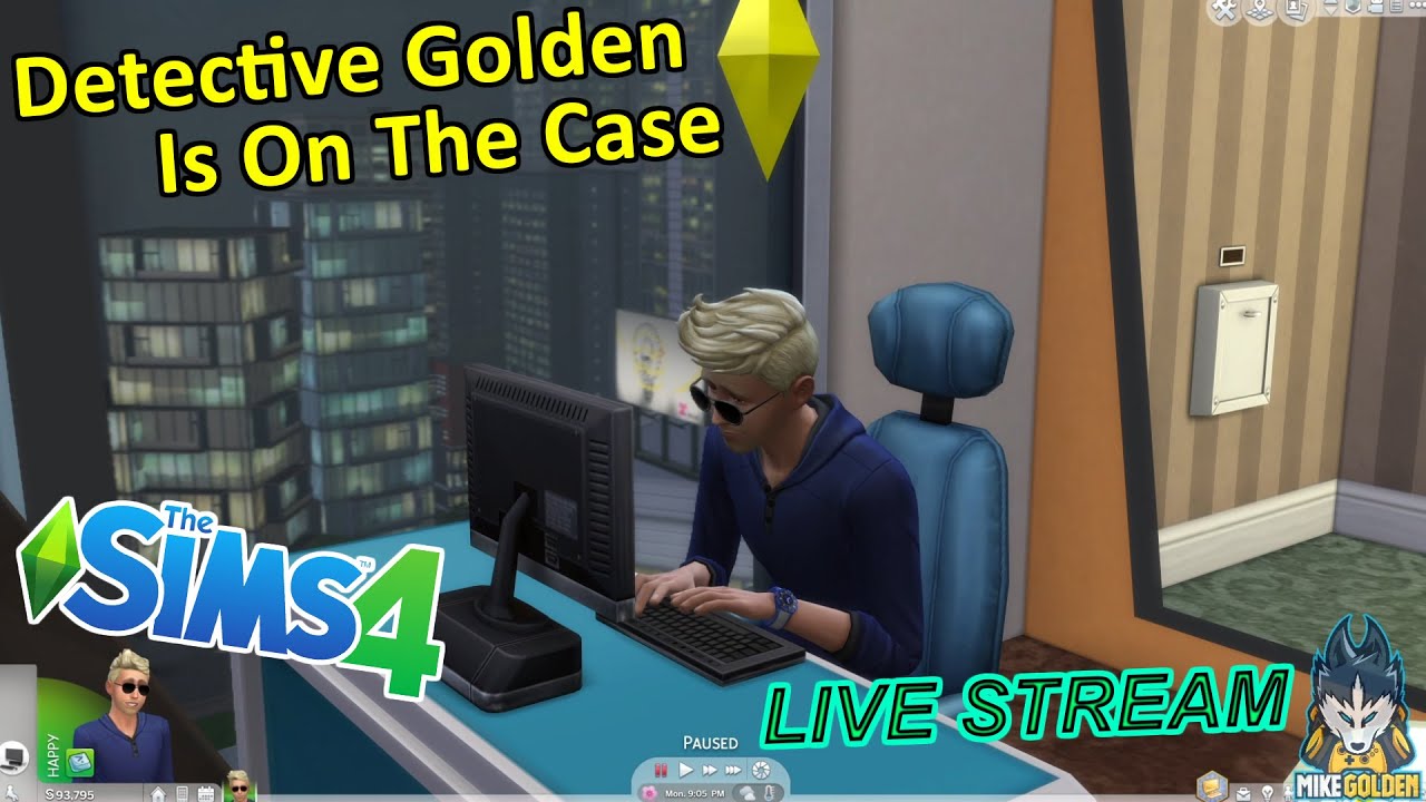Officer Golden Is Back On The Case | The Sims 4 Detective Career ...