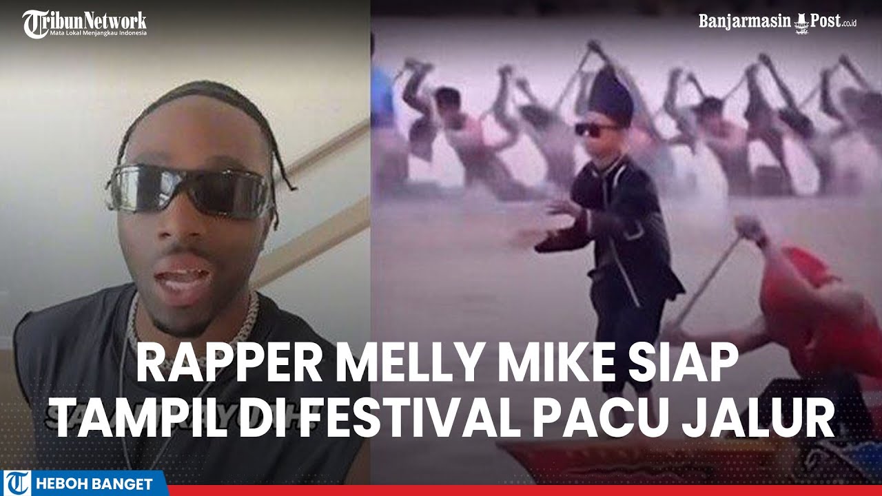 Rapper Melly Mike Tiba di Indonesia, Siap Tampil di Festival Pacu Jalur ...