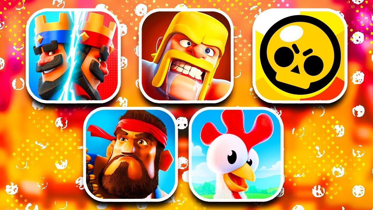 BETA GAMEPLAY of ALL 5 SUPERCELL GAMES! (2012-2017) - YouTube