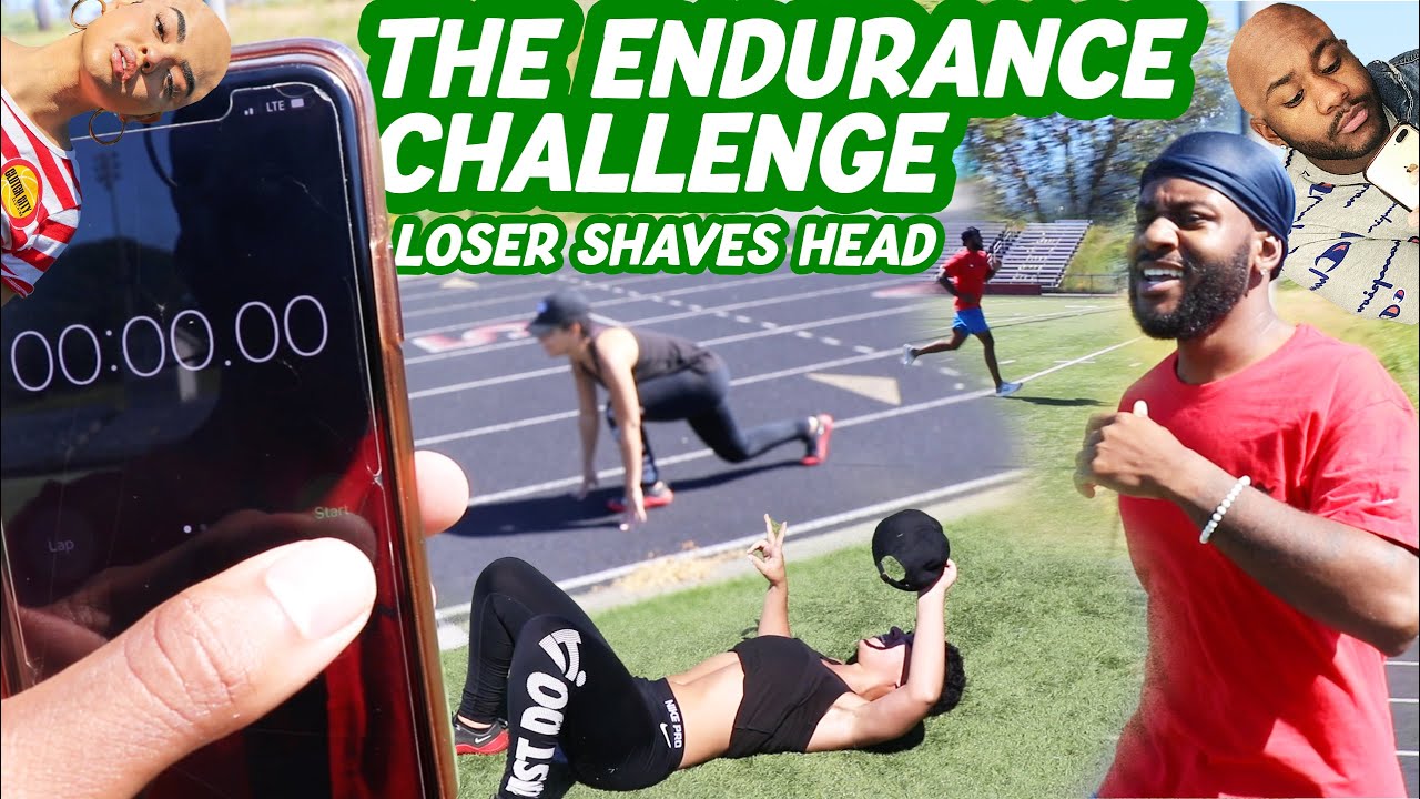 THE ENDURANCE CHALLENGE | LOSER SHAVES THEIR HEAD 😱 PLD GAMES ...