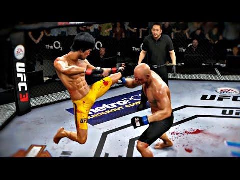 BRUCE LEE VS MARK COLEMAN *masterclass*😱🔥💯🥊 | UFC 3 BRUTAL FIGHT | UFC 3 K1 RULES | Mr. Jojo | UFC 3