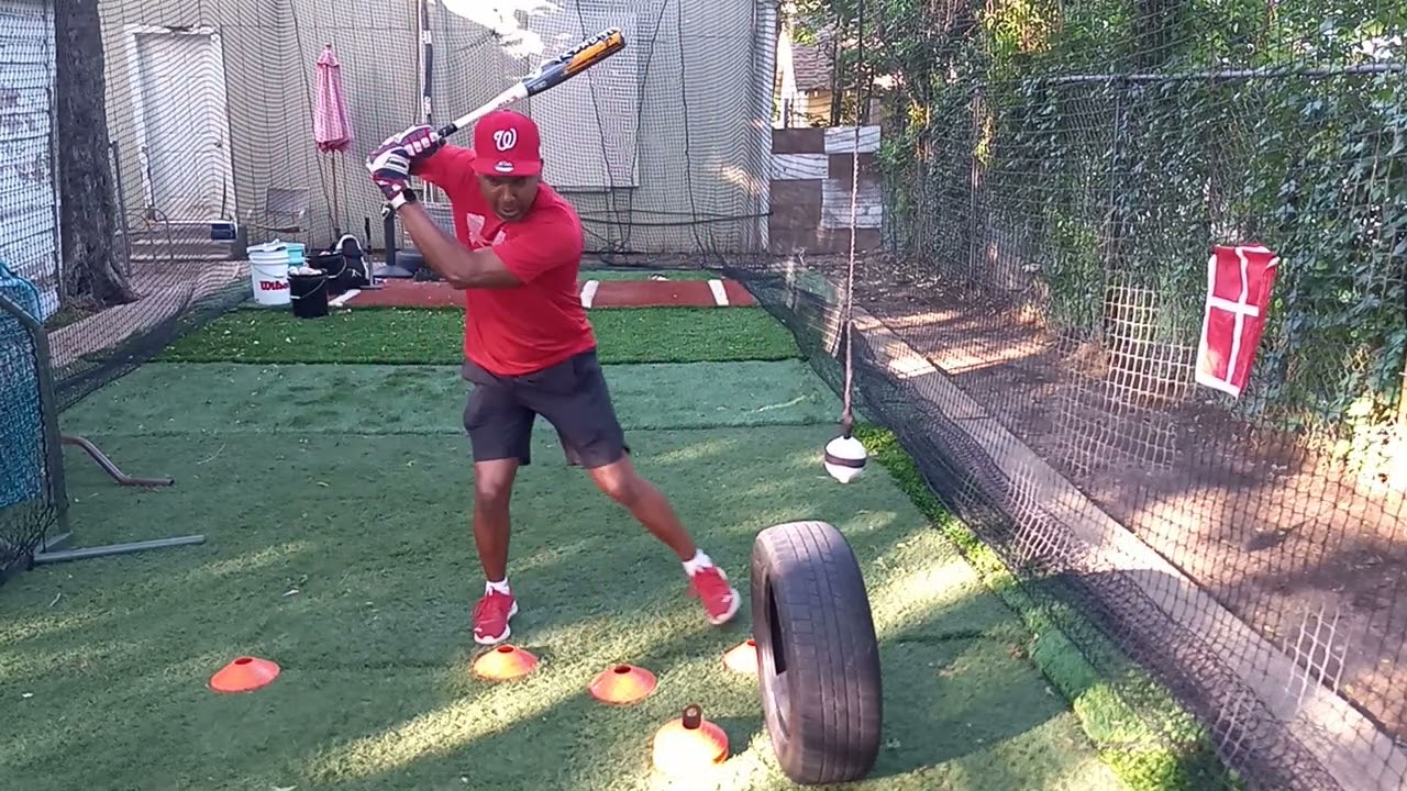 Puede mejorar tu bateo en casa mira este drill - YouTube