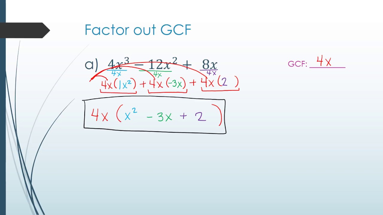 Factoring Video part 2 - YouTube