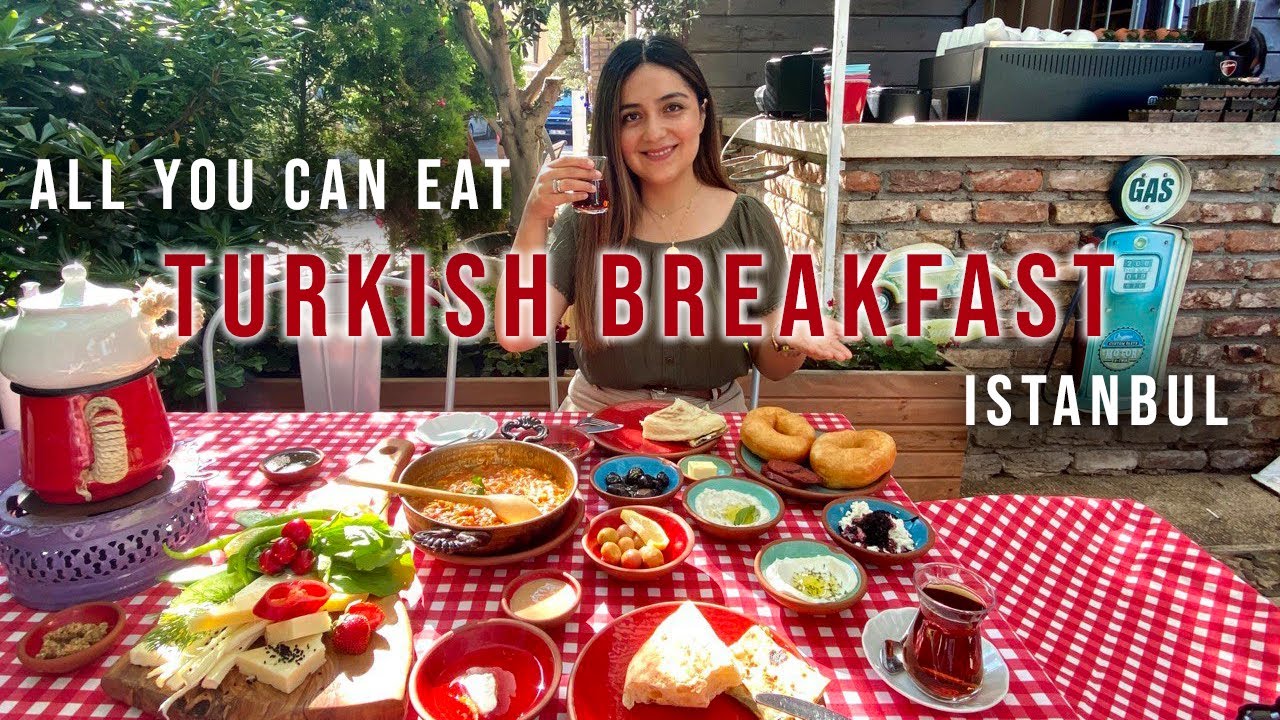 INSANELY delicious TURKISH BREAKFAST | Don't skip this in Istanbul ...