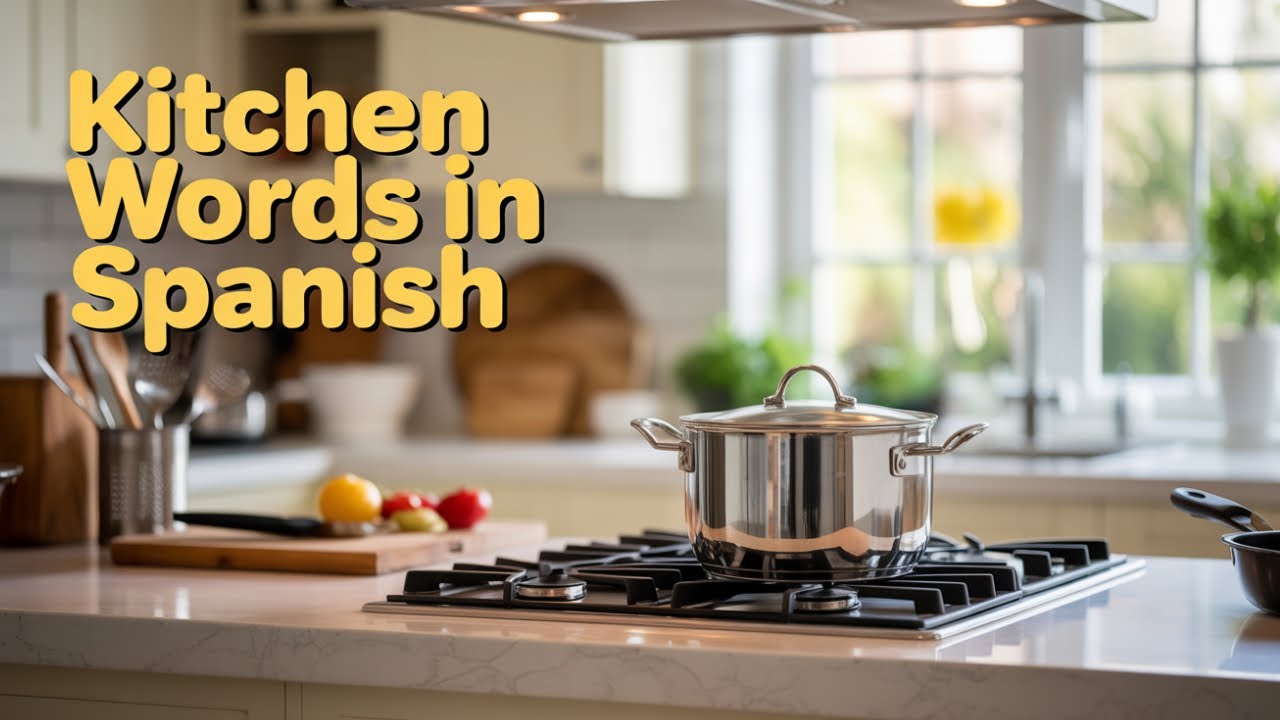 Vocabulario de la cocina 🍳 | Learn Spanish Kitchen Words - YouTube