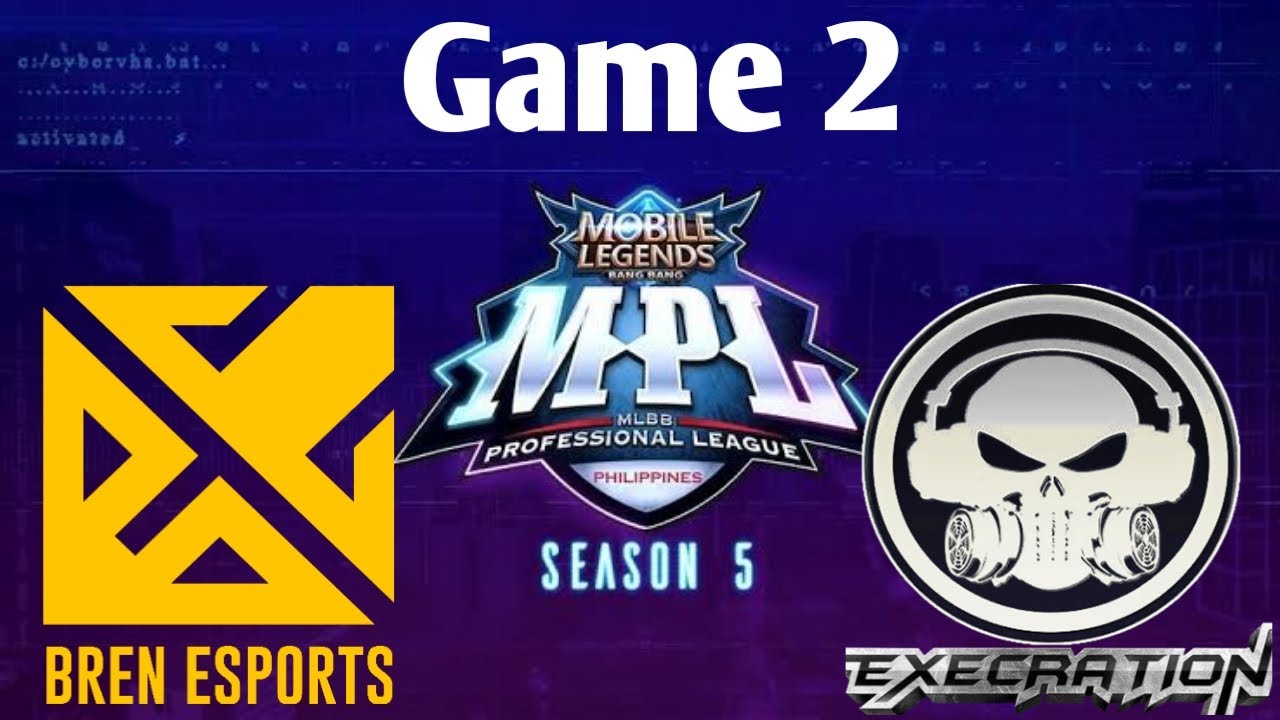 MPL SEASON 5! BREN ESPORTS VS EXECRATION GAME 2. MOBILE LEGENDS BANG ...